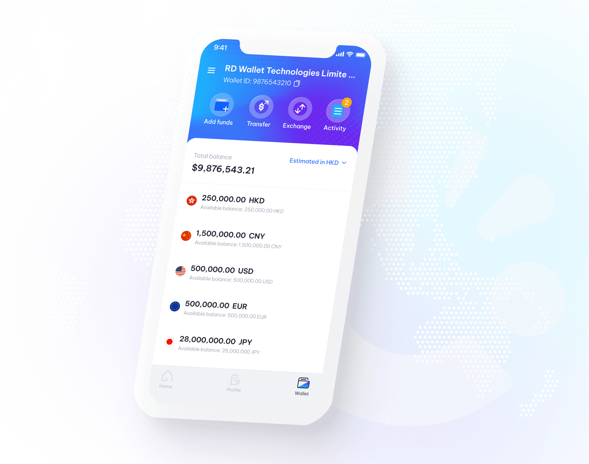 Trusted Multi-currency Account for Global Businesses